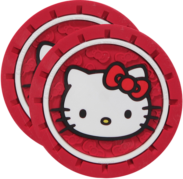 Hello Kitty Cup Holder Coasters – My Cool Car Stuff