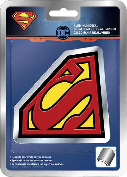 Warner Bros. DC Superman Aluminum Decal – My Cool Car Stuff